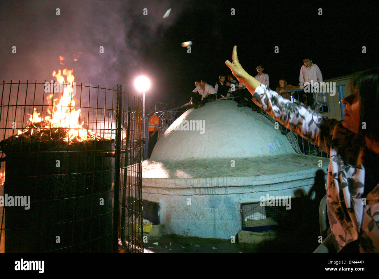 Israel, Mount Meron, the Hillula (a celebration day) for Rabbi Simeon ...