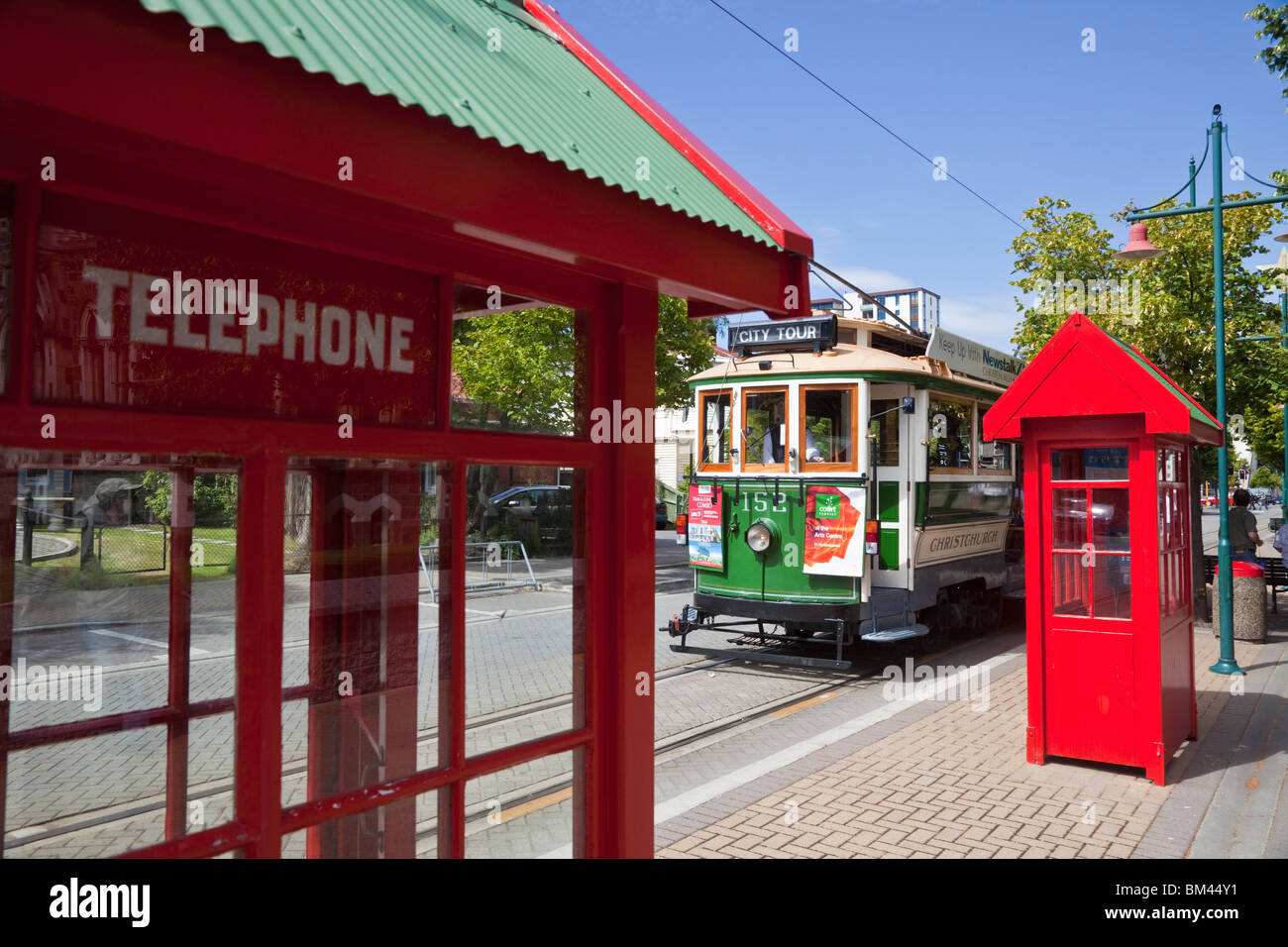 New zealand telephone box hi-res stock photography and images - Alamy