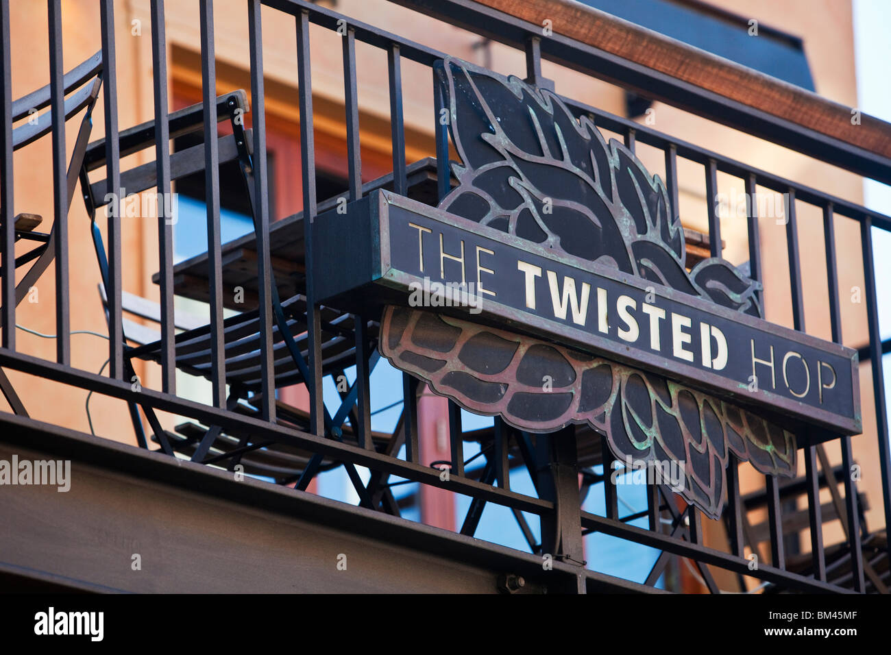 The Twisted Hop bar in the trendy Poplar Lane bar district ...