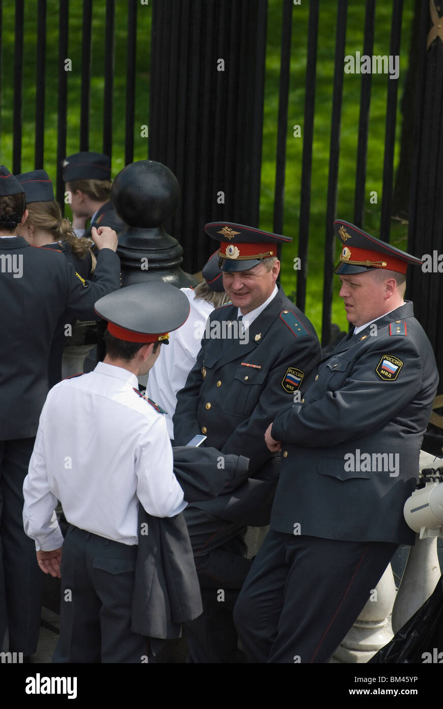 Russian security officers hi-res stock photography and images - Alamy