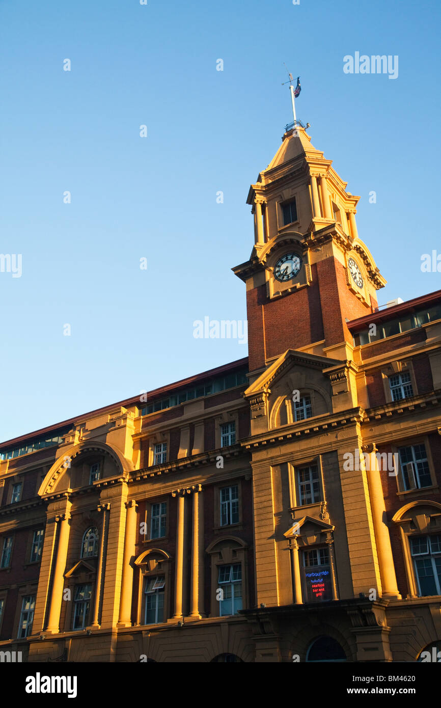 The historic Ferry Building on Quay Street. Auckland, North Island, New ...