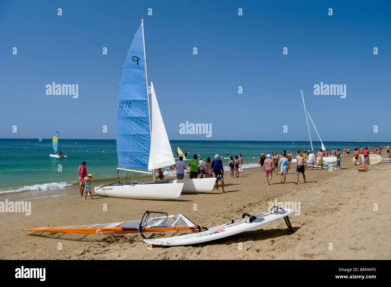 Spain, Andalusia, Costa De La Luz, Islantilla beach Stock Photo - Alamy