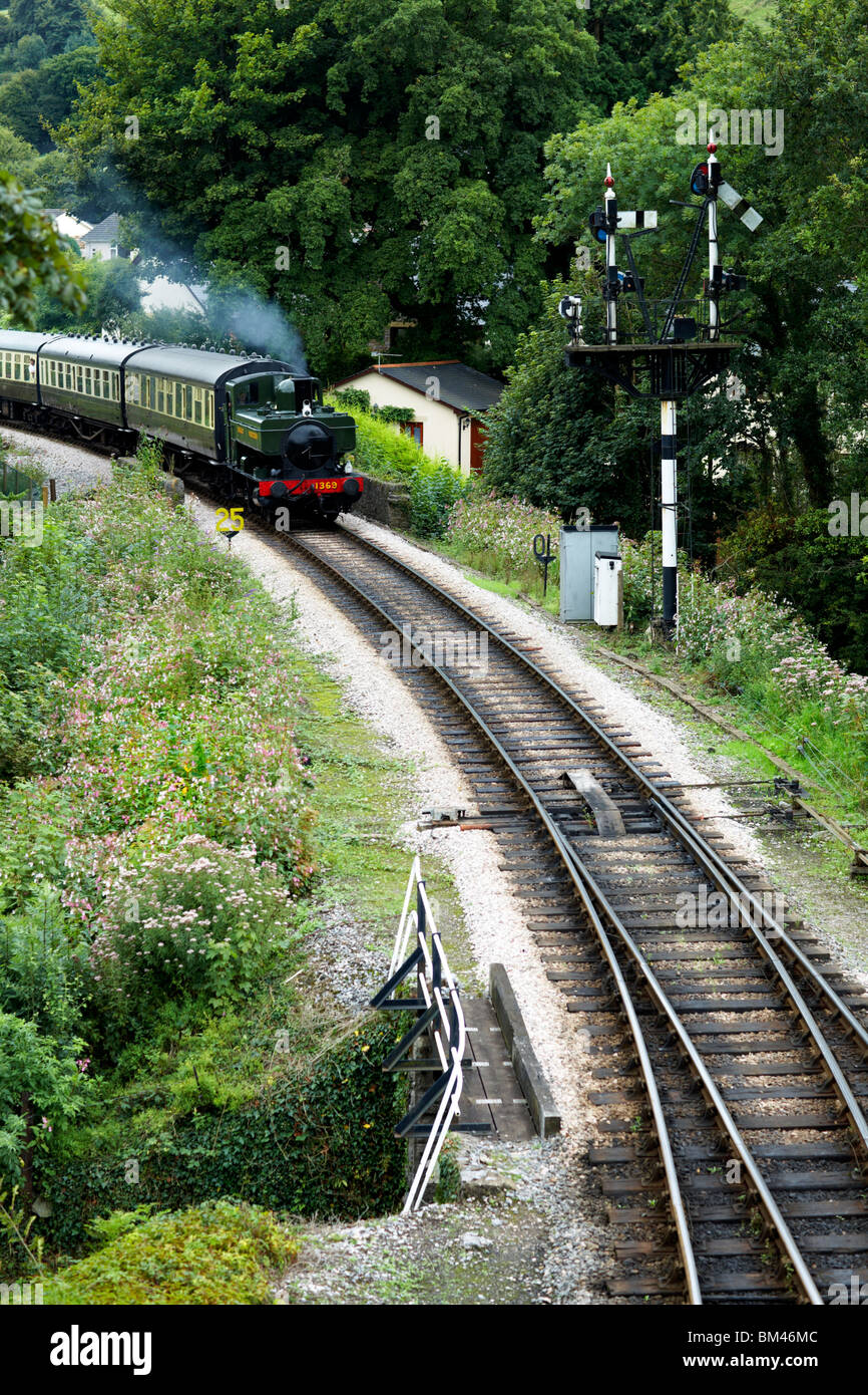 GWR 1369 Steam Train South Devon Railway (heritage railway Stock Photo ...