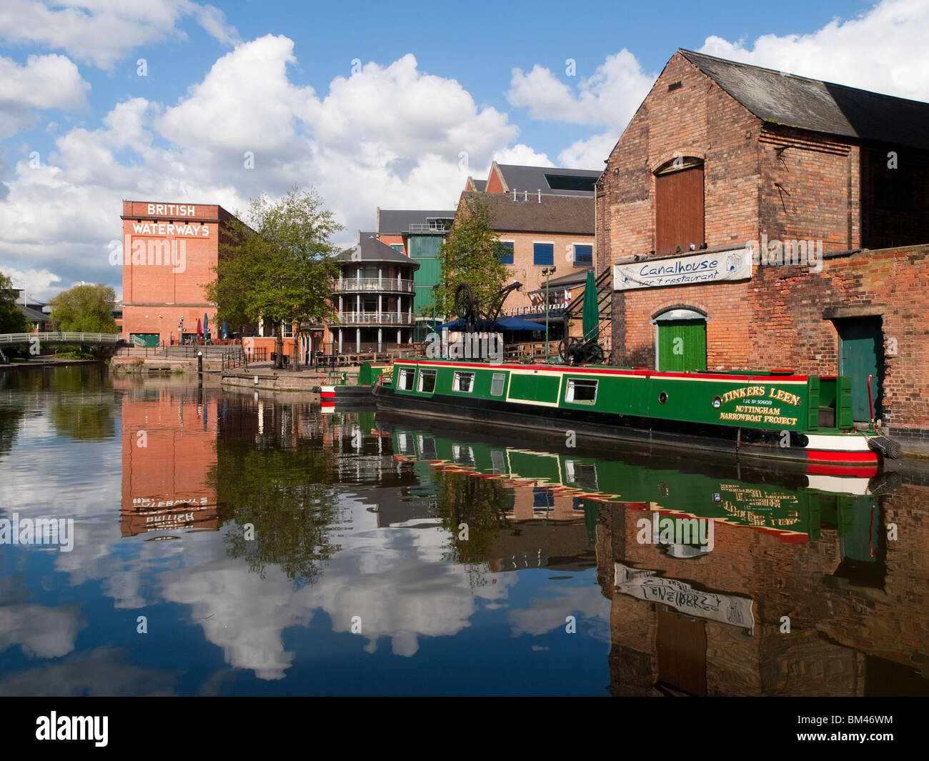 The Waterfront in Nottingham City Centre, Nottinghamshire England UK ...
