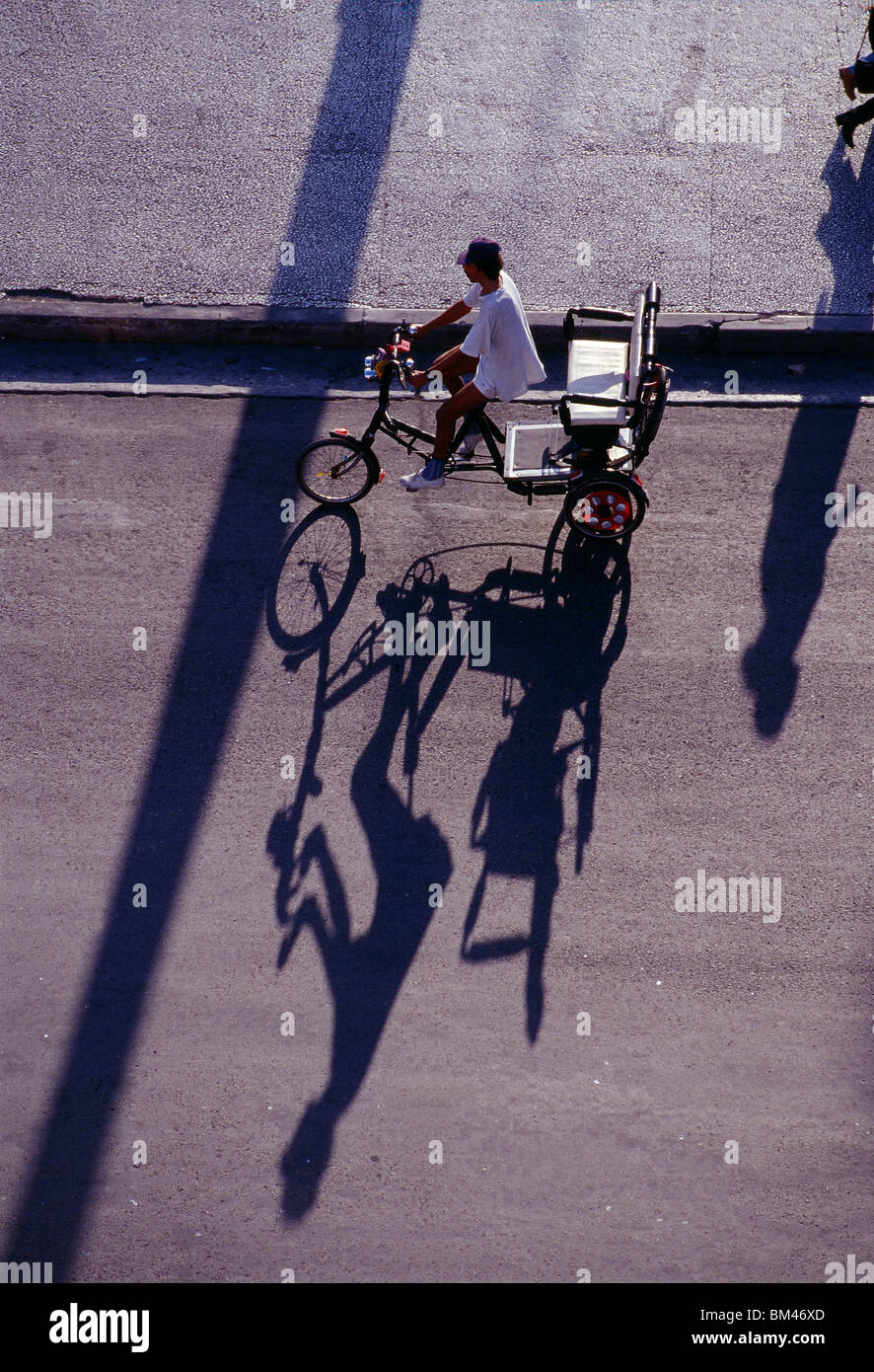 Transport, Tricycle Taxi Stock Photo - Alamy