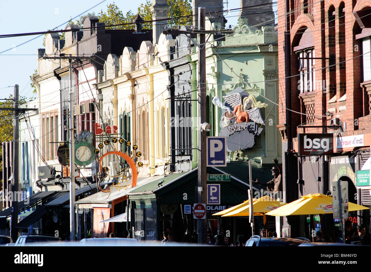 Melbourne streetscape hi-res stock photography and images - Alamy