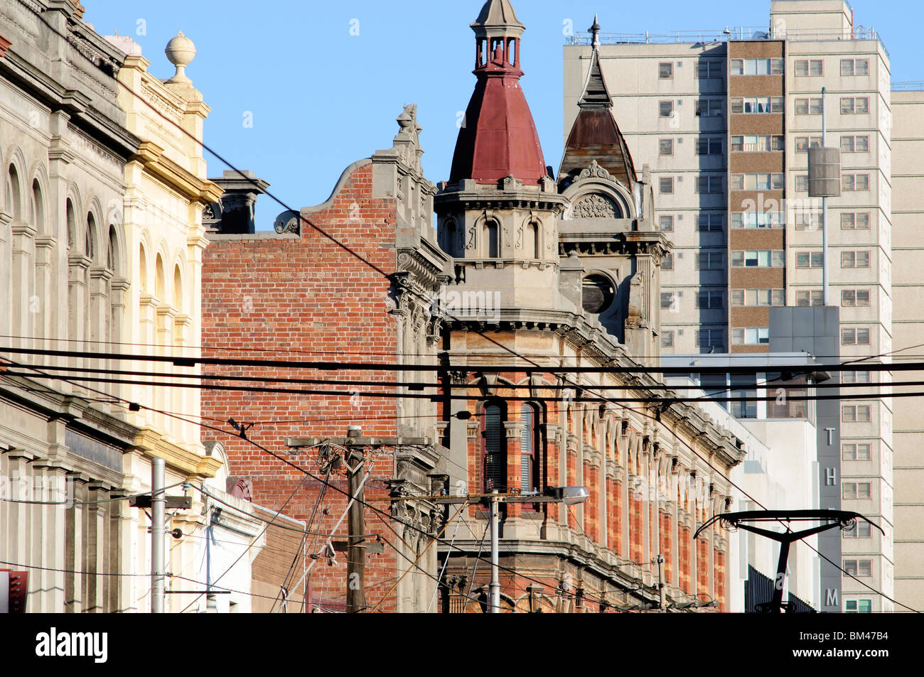 Melbourne streetscape hi-res stock photography and images - Alamy