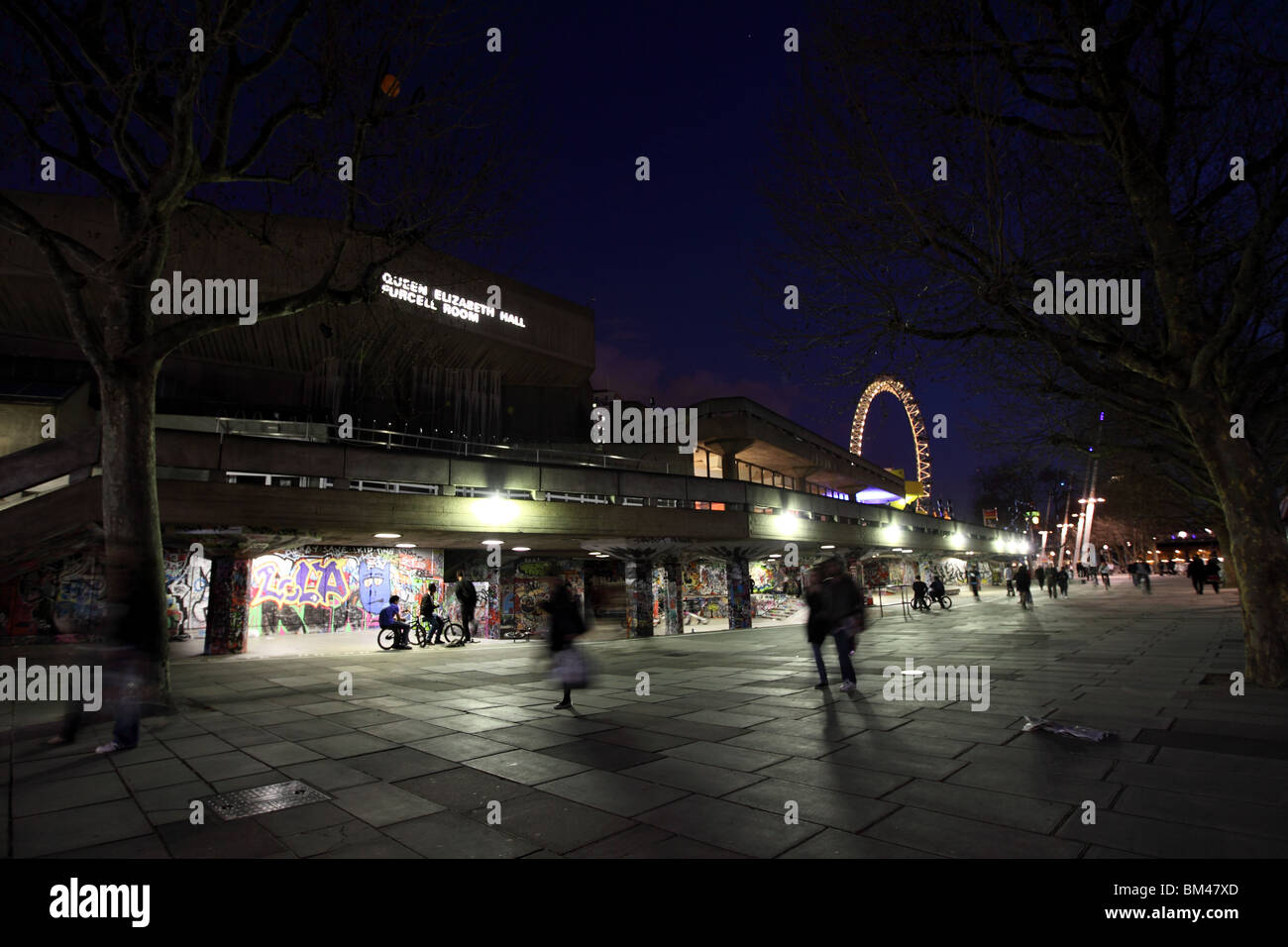 Queen Elizabeth Hall, Purcell Room and the London Eye, Southbank Centre ...