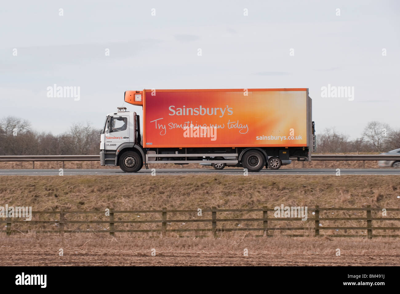 Truck lorry sainsburys hi-res stock photography and images - Alamy