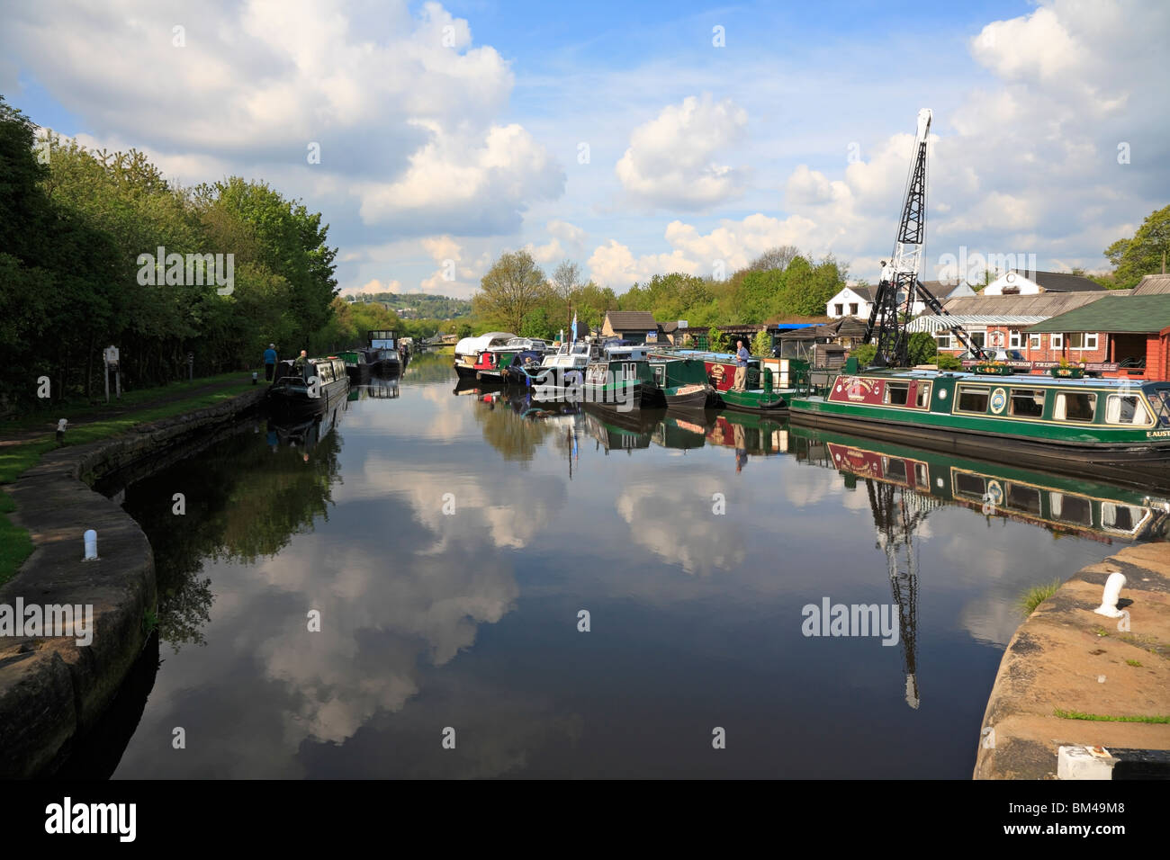 Calder & Hebble Navigation at Shepley Bridge Marina, Mirfield near ...