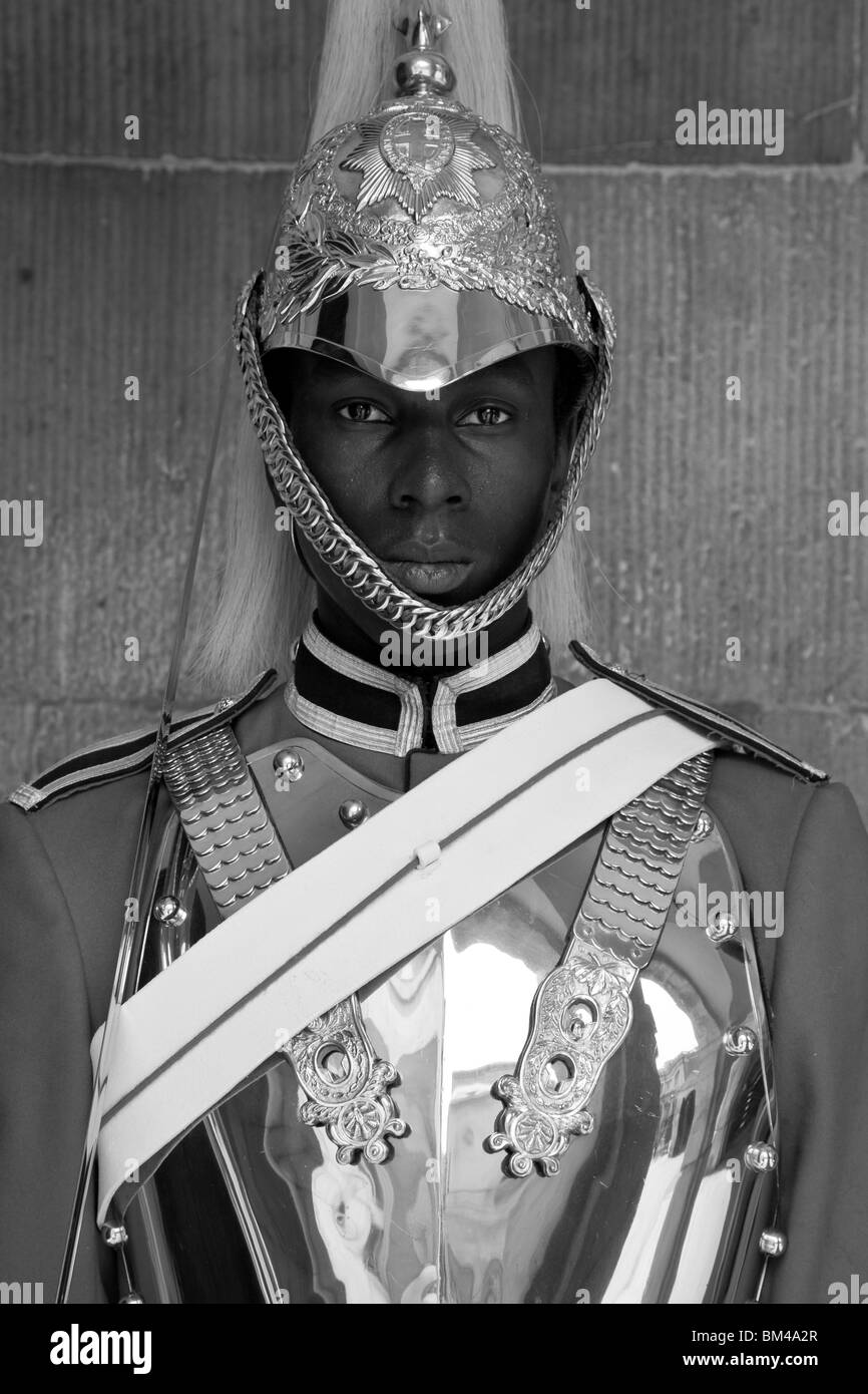 Queens Life Guard, Horseguards Parade , London , England Stock Photo ...