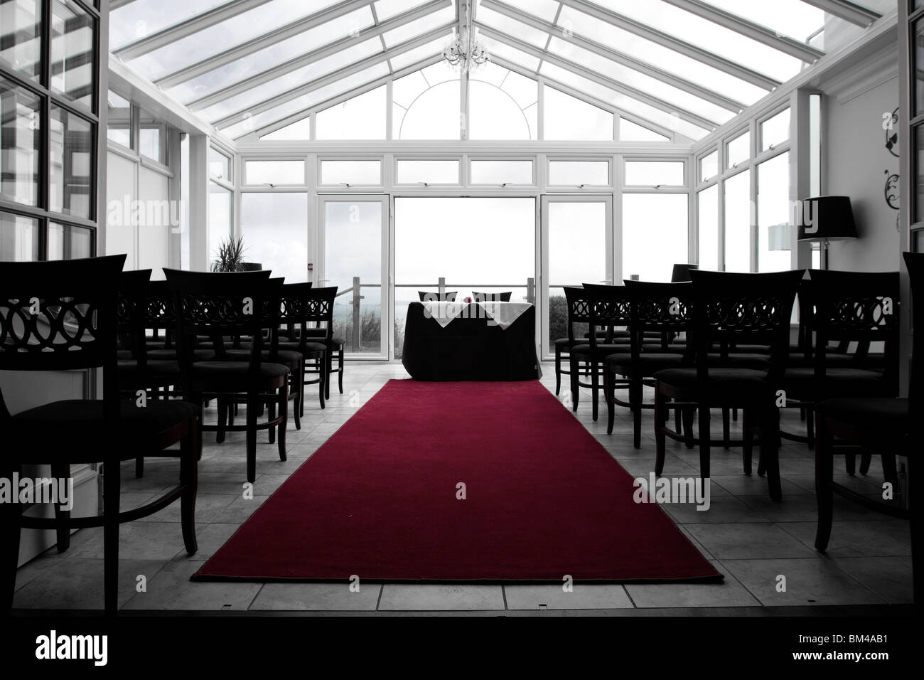 Empty Wedding venue Stock Photo - Alamy