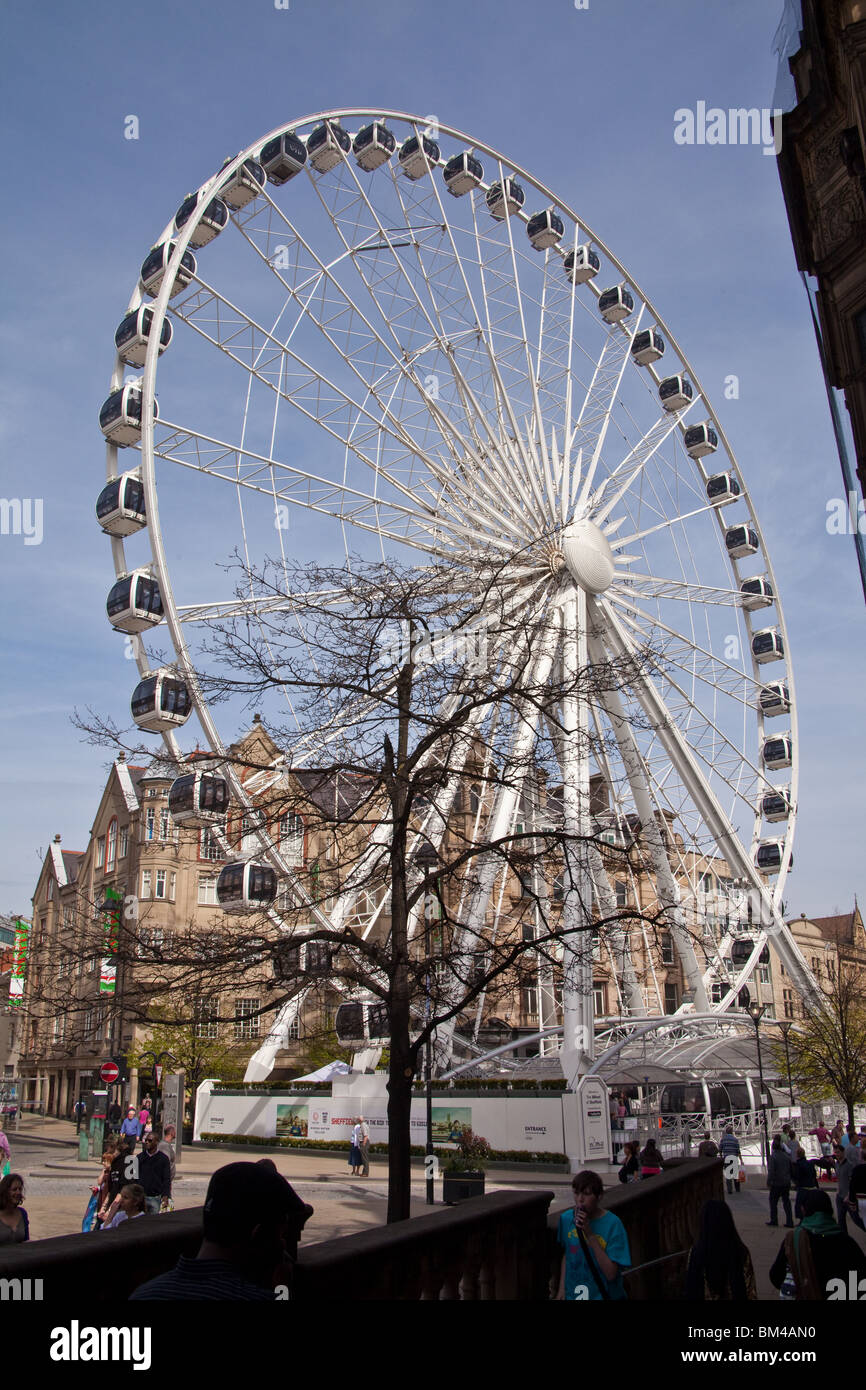 Sheffield Eye Ferris wheel, Sheffield, South Yorkshire, England Stock ...