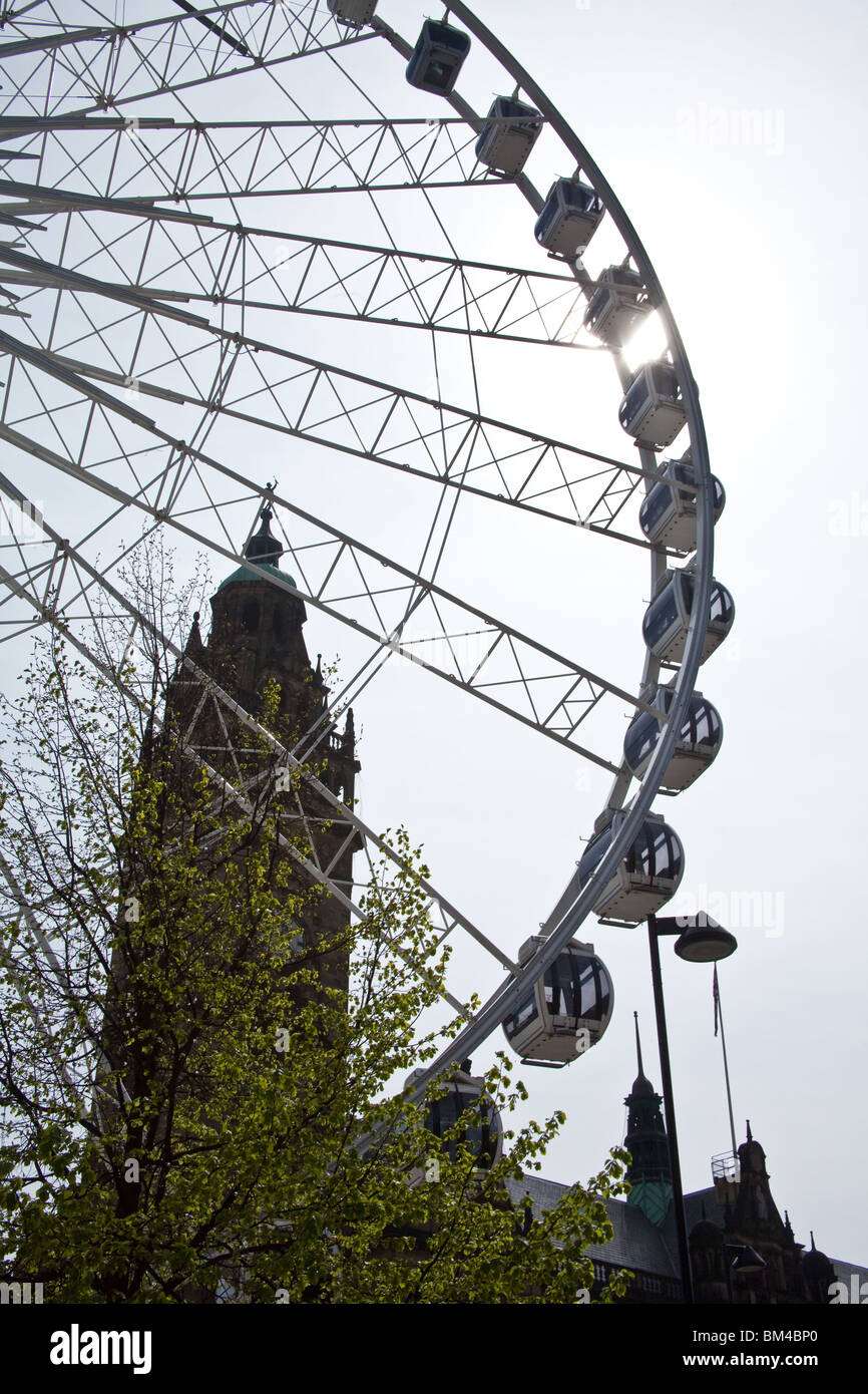 Sheffield Eye Ferris wheel, Sheffield, South Yorkshire, England Stock ...