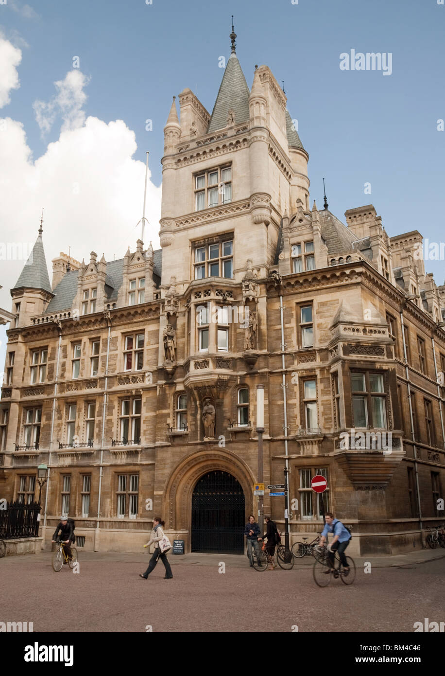 Gonville and Caius College Cambridge seen from Kings Parade, Cambridge ...