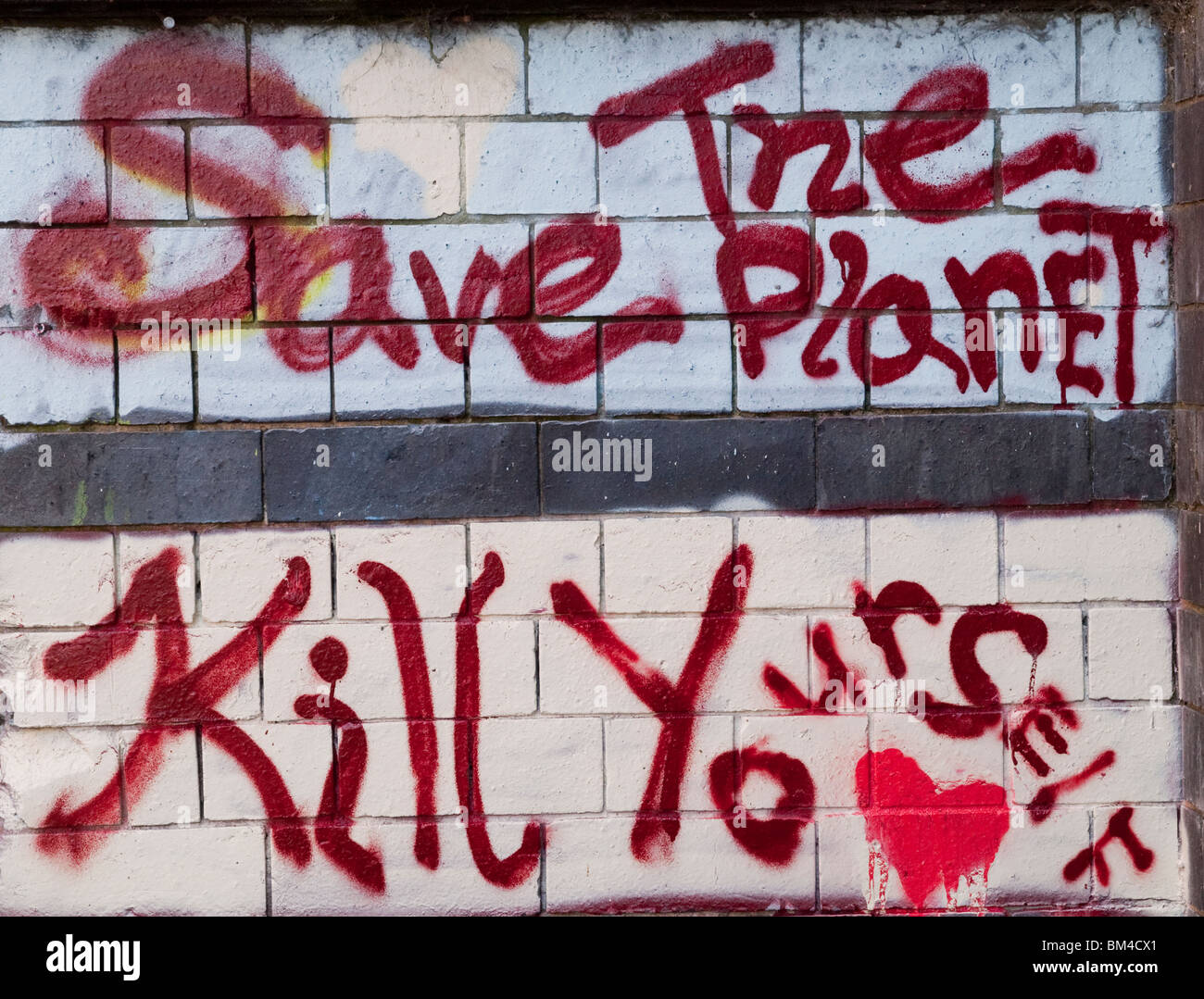 Save our planet graffiti hi-res stock photography and images - Alamy