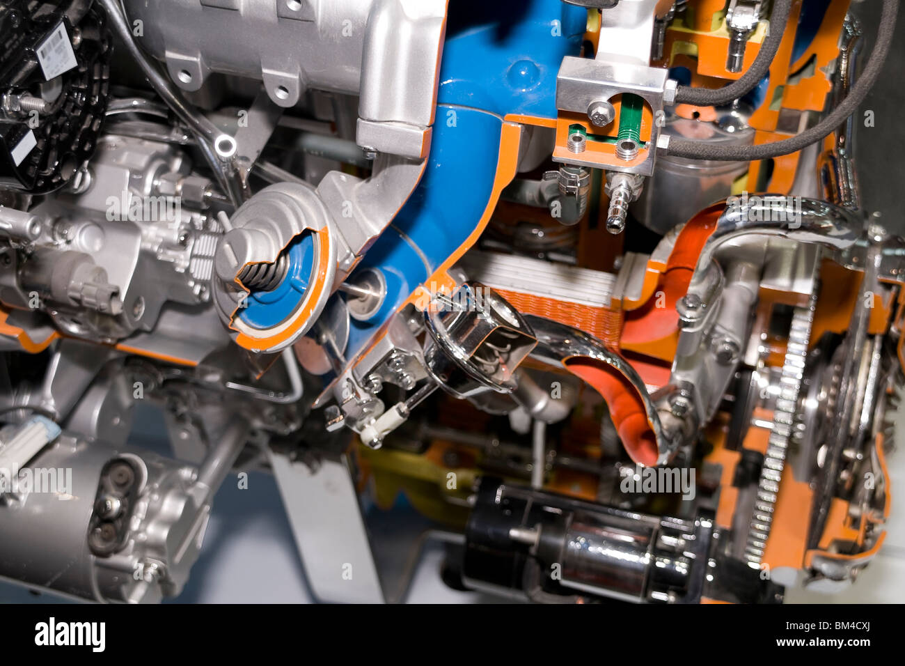 engine of modern car interior view Stock Photo - Alamy