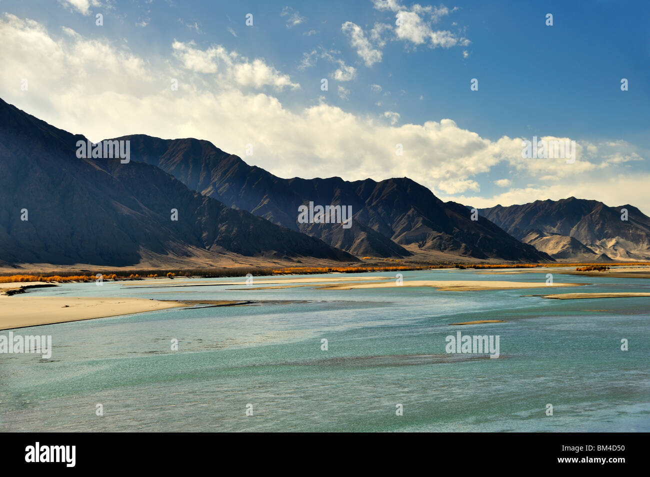Yarlung River near Tsetang, Tibet Stock Photo - Alamy