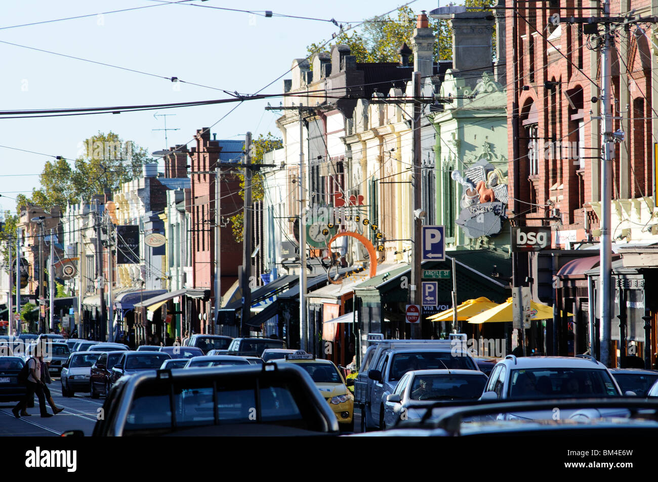 Melbourne streetscape hi-res stock photography and images - Alamy