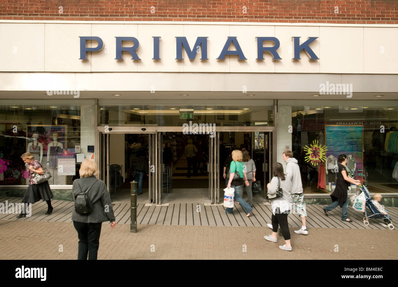 The entrance to Primark, Norwich city centre, Norwich, Norfolk, UK ...
