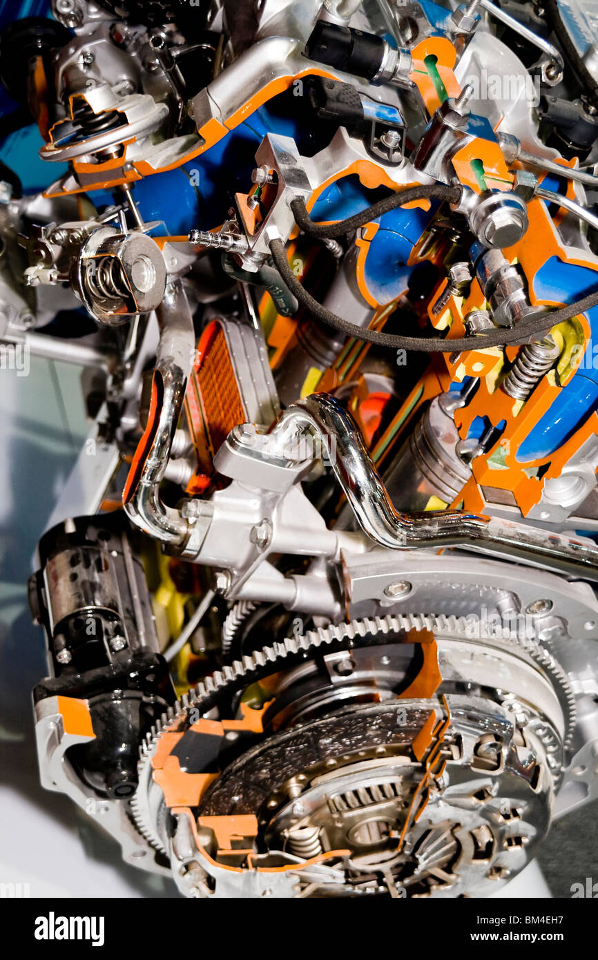 engine of modern car interior view Stock Photo - Alamy