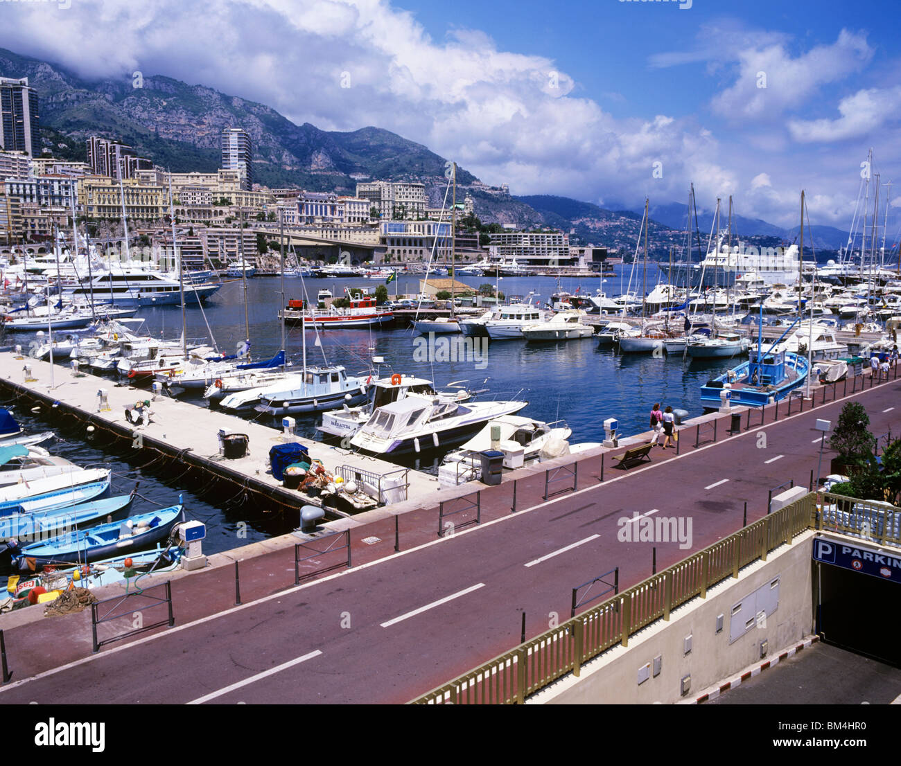View of the famous harbour at Monte Carlo Stock Photo - Alamy