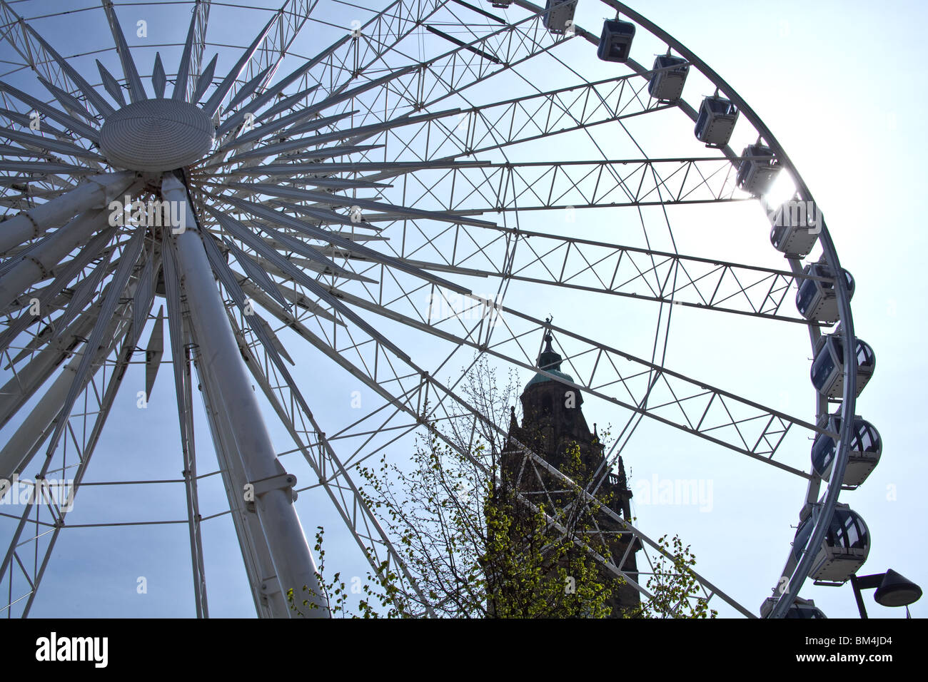 Sheffield Eye Ferris wheel, Sheffield, South Yorkshire, England Stock ...