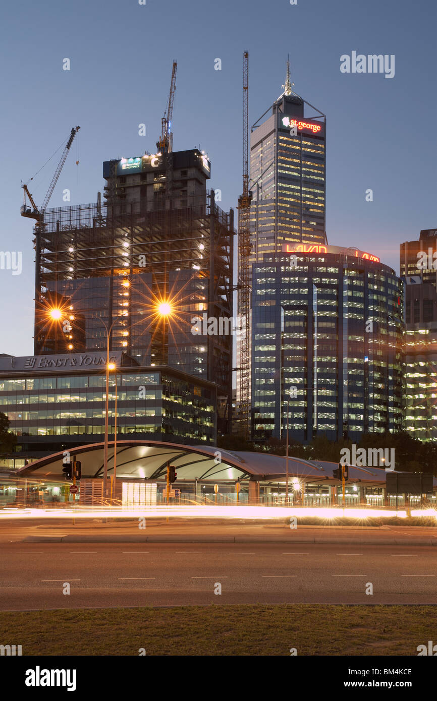 Development and construction of a new skyscraper in Perth, Western ...