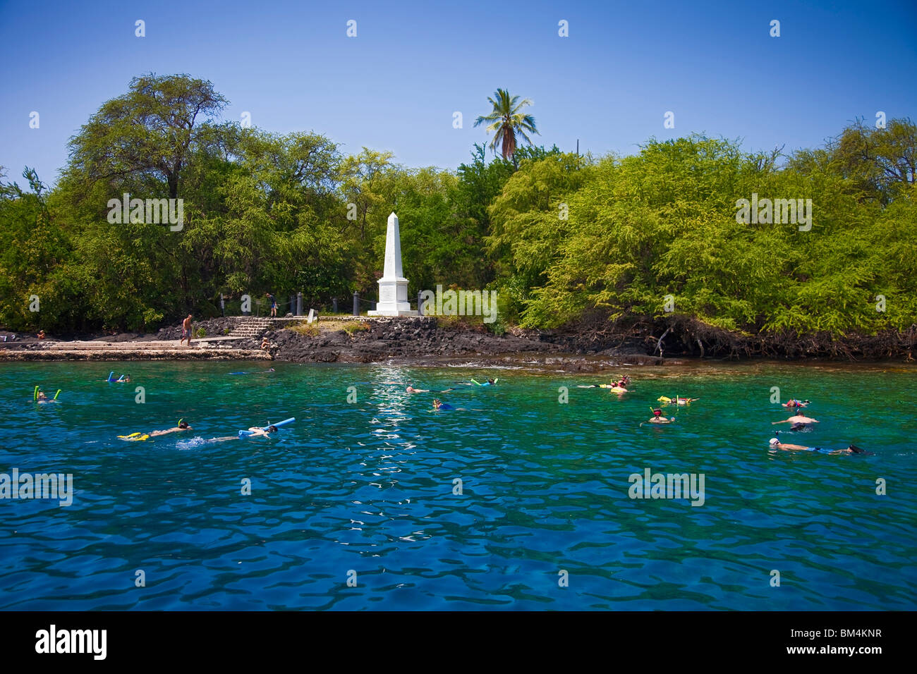 Tourists snorkeling at Captain Cook Monument, Kealakekua Bay, Big Stock ... Tourists snorkeling at Captain Cook Monument, Kealakekua Bay, Big Stock ...