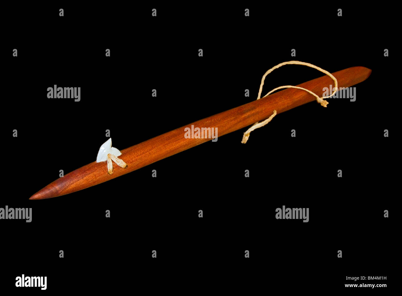 Ancient Hawaiian Close Combat Weapon, Big Island, Hawaii, USA Stock ...