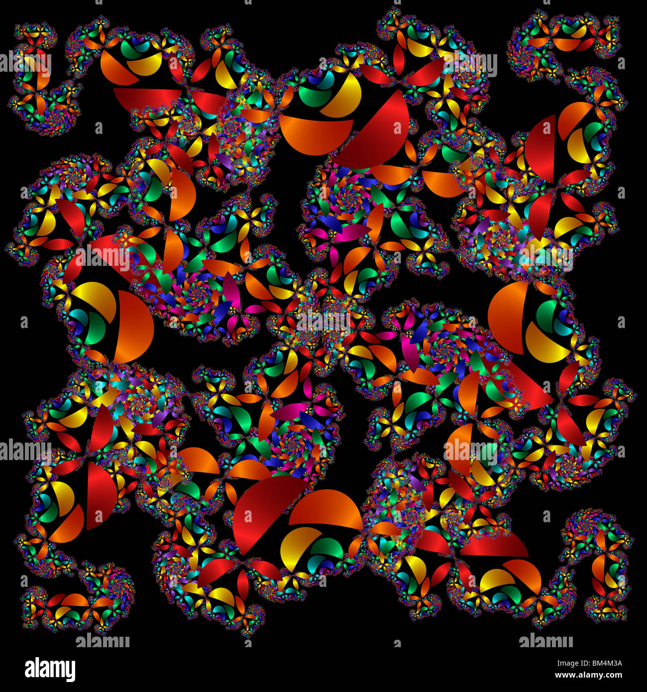 A pattern made using fractal design software Stock Photo - Alamy