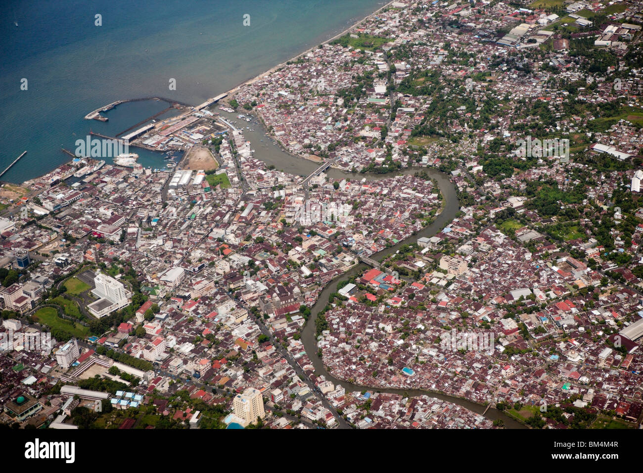 Aerial View of Manado, North Sulawesi, Indonesia Stock Photo - Alamy