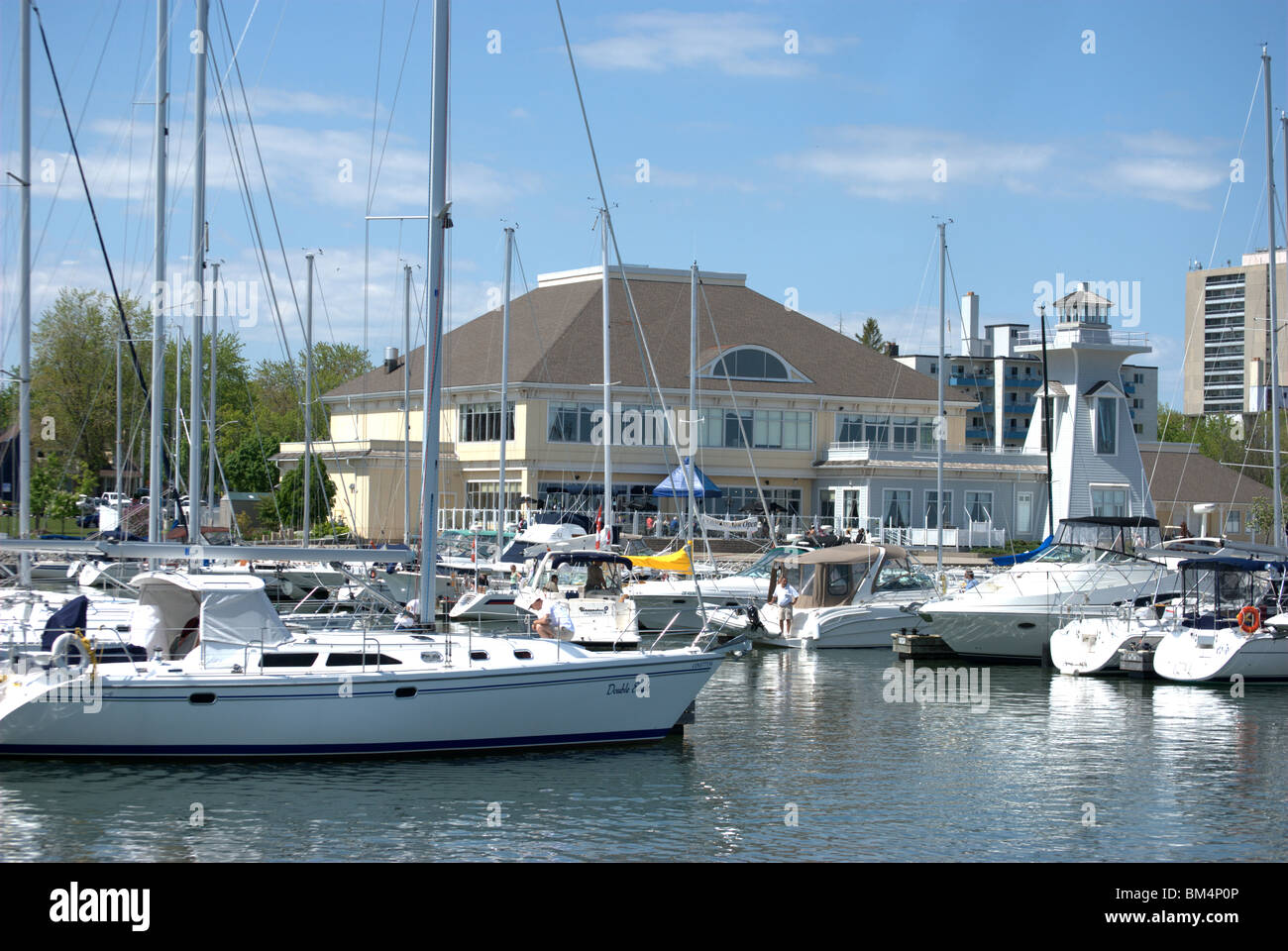 Bronte Outer Harbour Marina in Oakville, Ontario, Canada Stock Photo ...