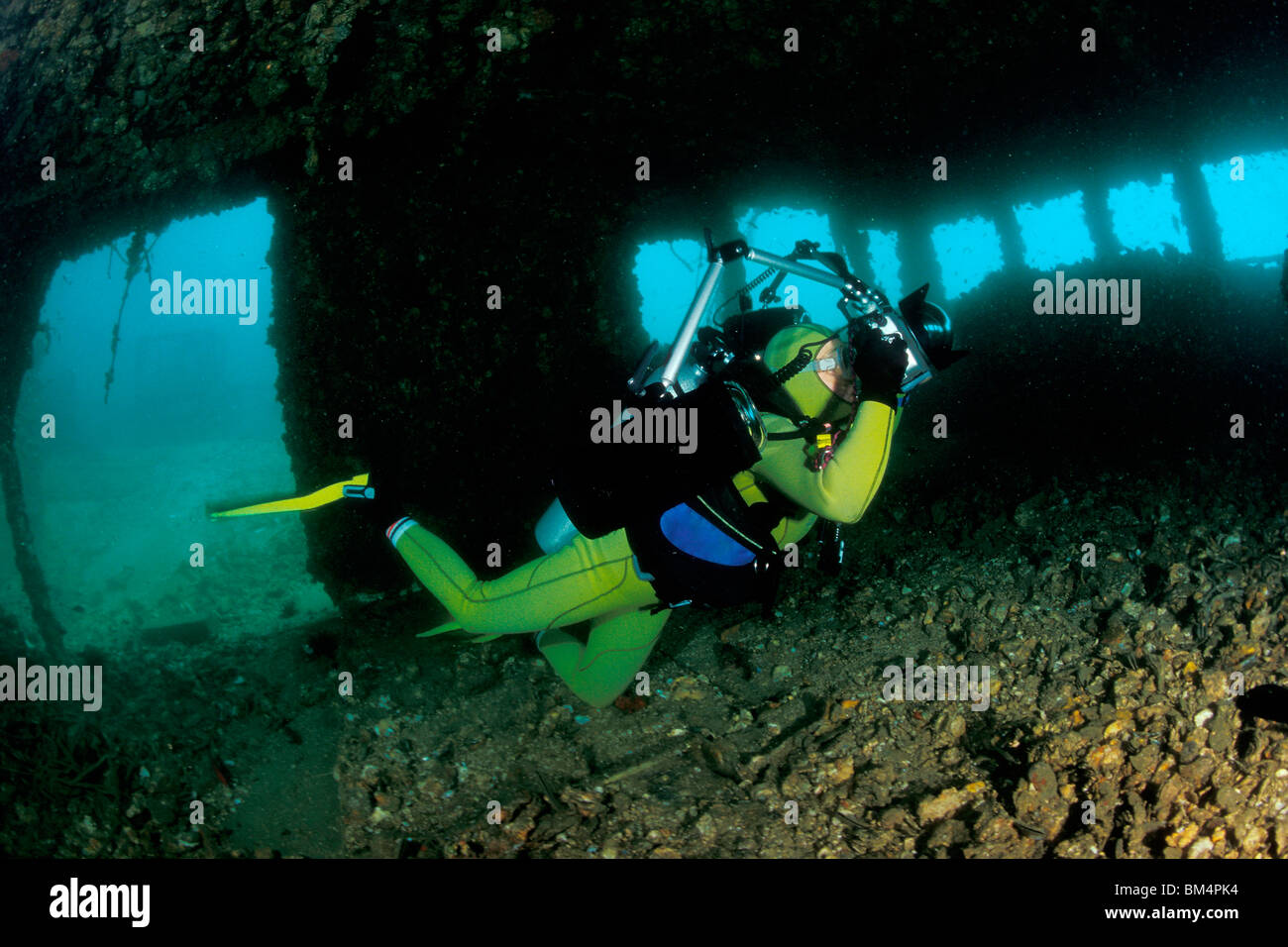 Diver taken Photo of King Cruiser Wreck, Phuket, Andaman Sea, Thailand ...