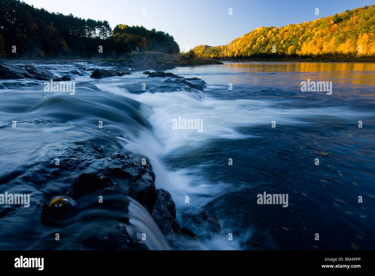 The Connecticut River at Sumner Falls (Hartland Rapids) in Hartland ...