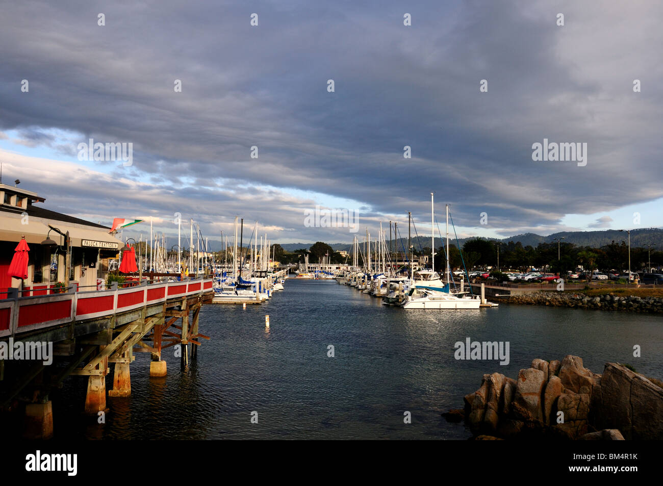 Marina and the pier at Fisherman's Wharf . Monterey, California, USA ...