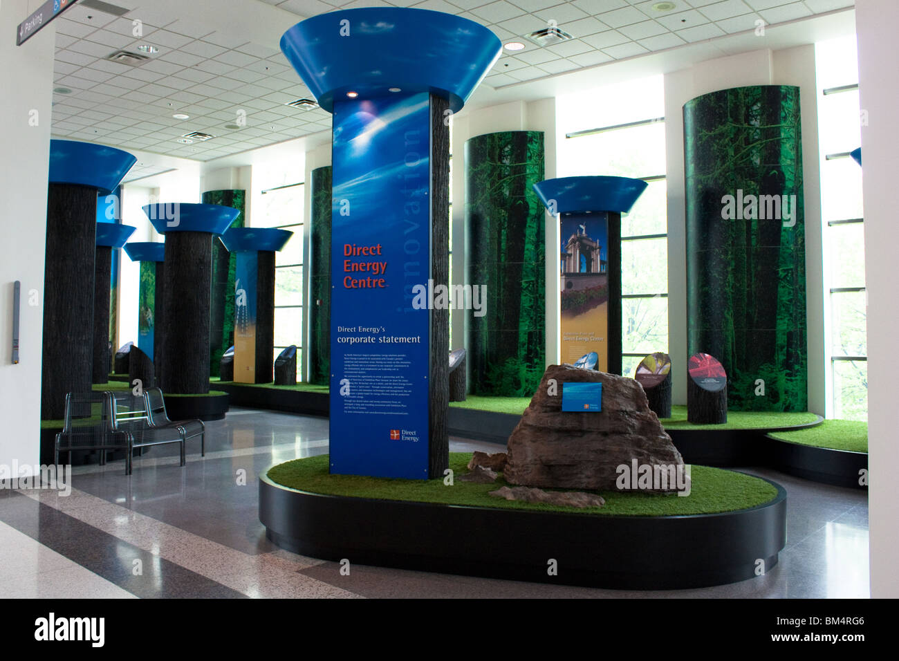 inside direct energy centre logo Stock Photo - Alamy
