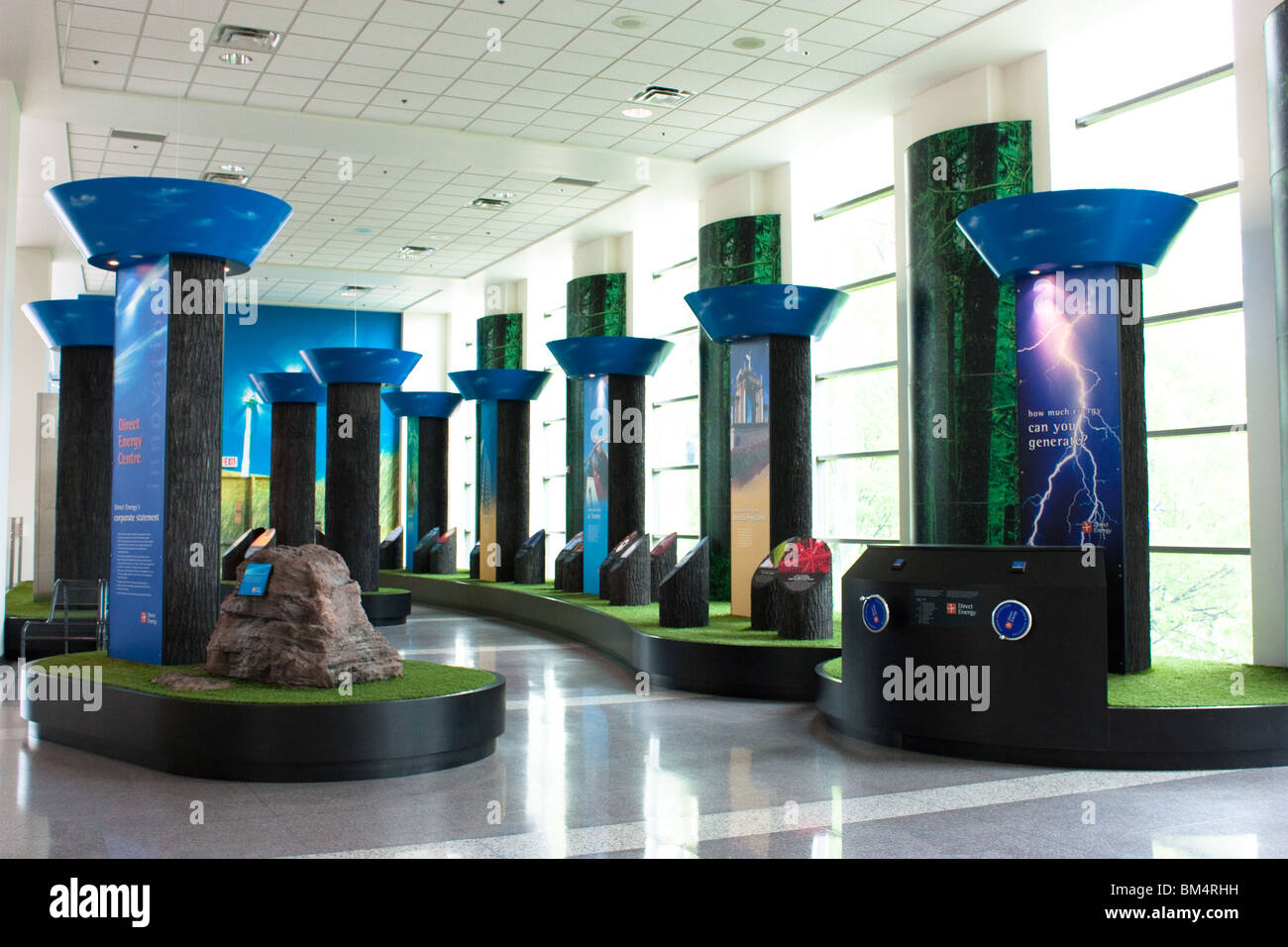 inside direct energy centre logo Stock Photo - Alamy