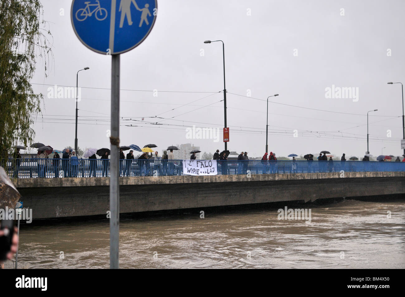 Flooded Krakow. Flood in Poland May 2010 Stock Photo - Alamy