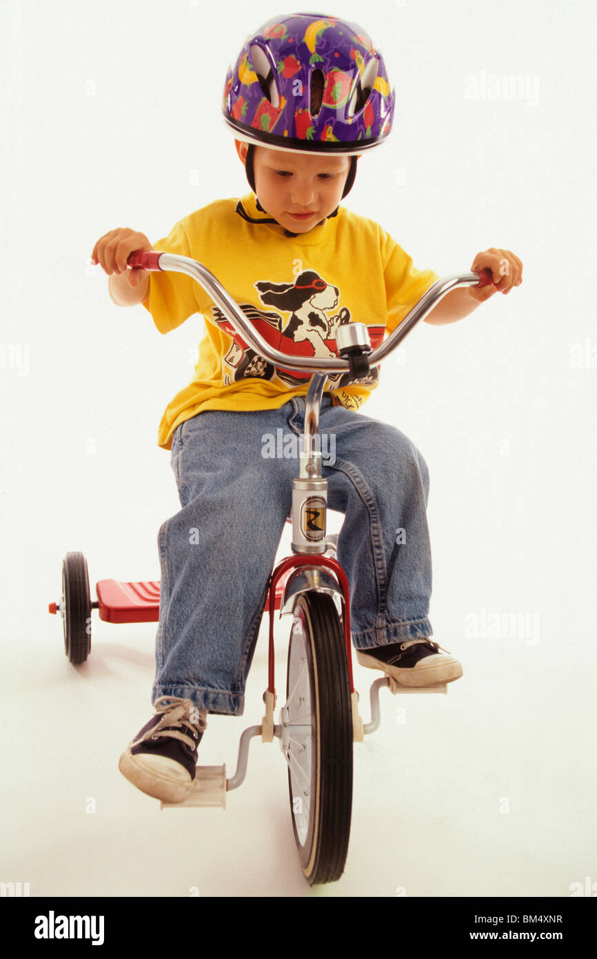 Boy in helmet posing hi-res stock photography and images - Alamy