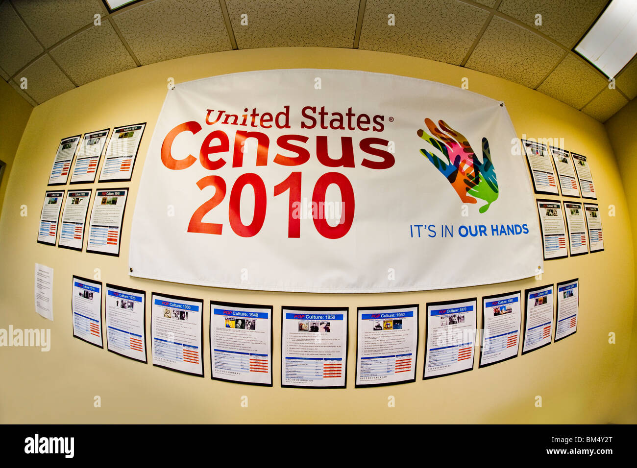 U s census poster hi-res stock photography and images - Alamy