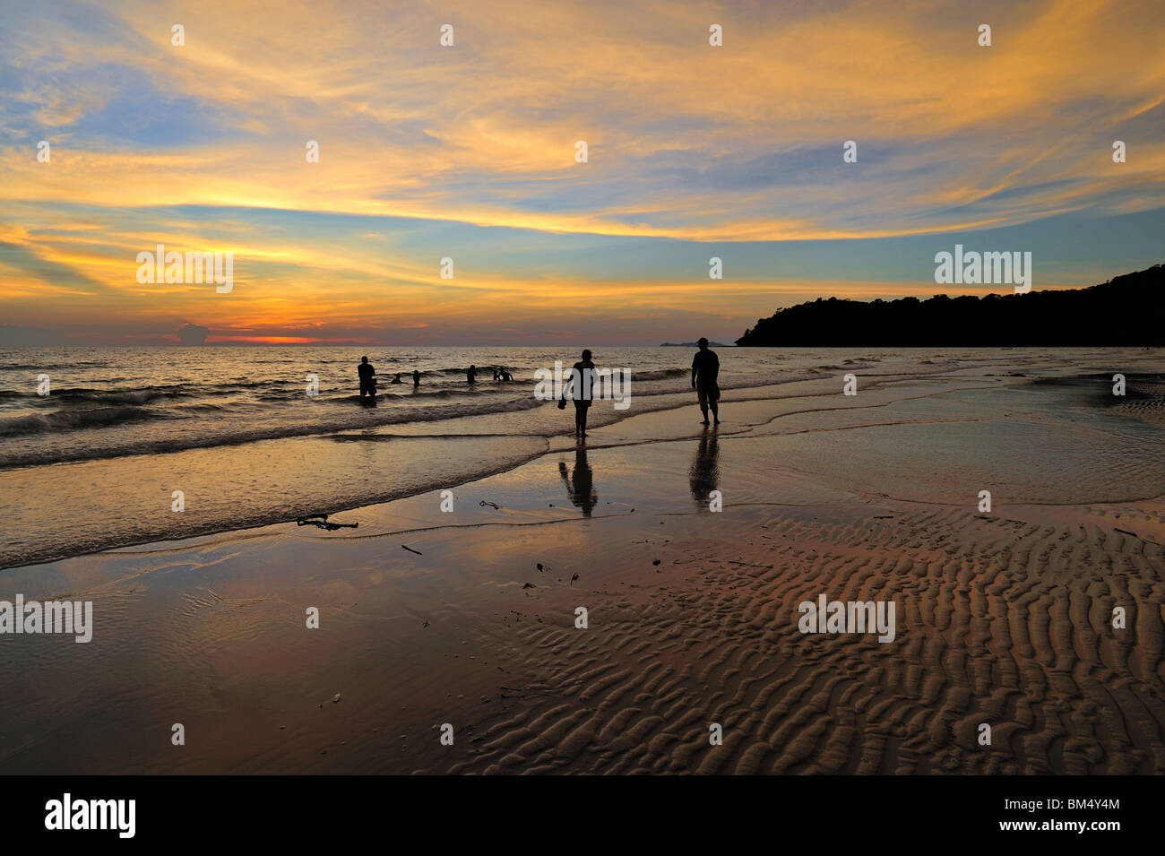 Ko Kood Sunset Beach Stock Photo - Alamy