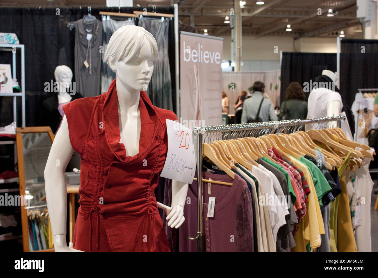 women clothing rack Stock Photo - Alamy