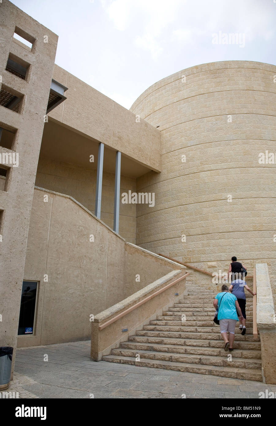 Outside of Masada Visitor's Center - Israel Stock Photo - Alamy
