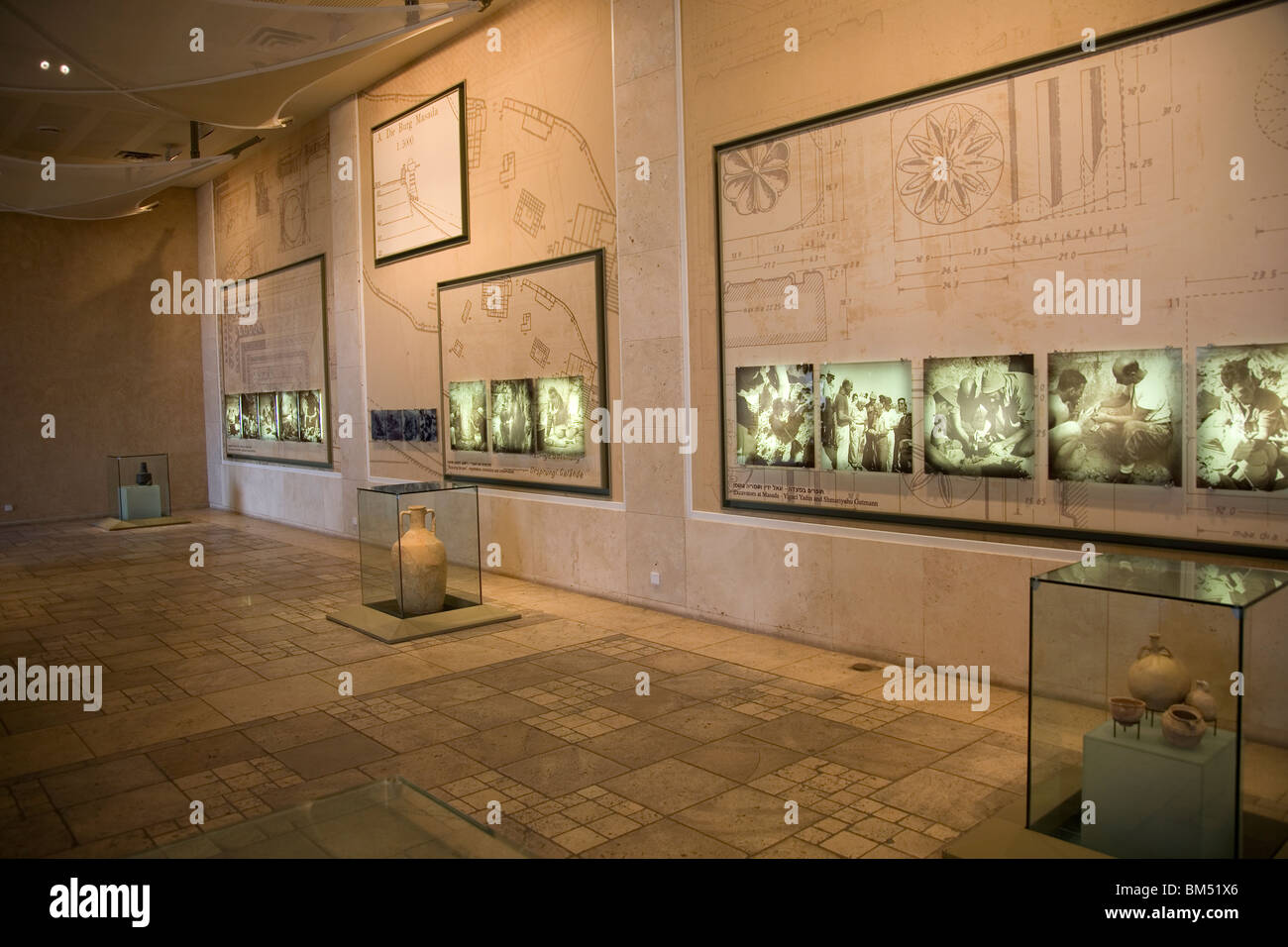 Inside Masada Tourist centre - Israel Stock Photo - Alamy