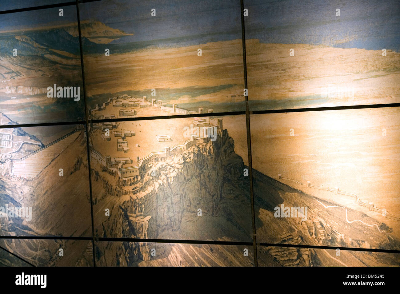 Masada map hi-res stock photography and images - Alamy