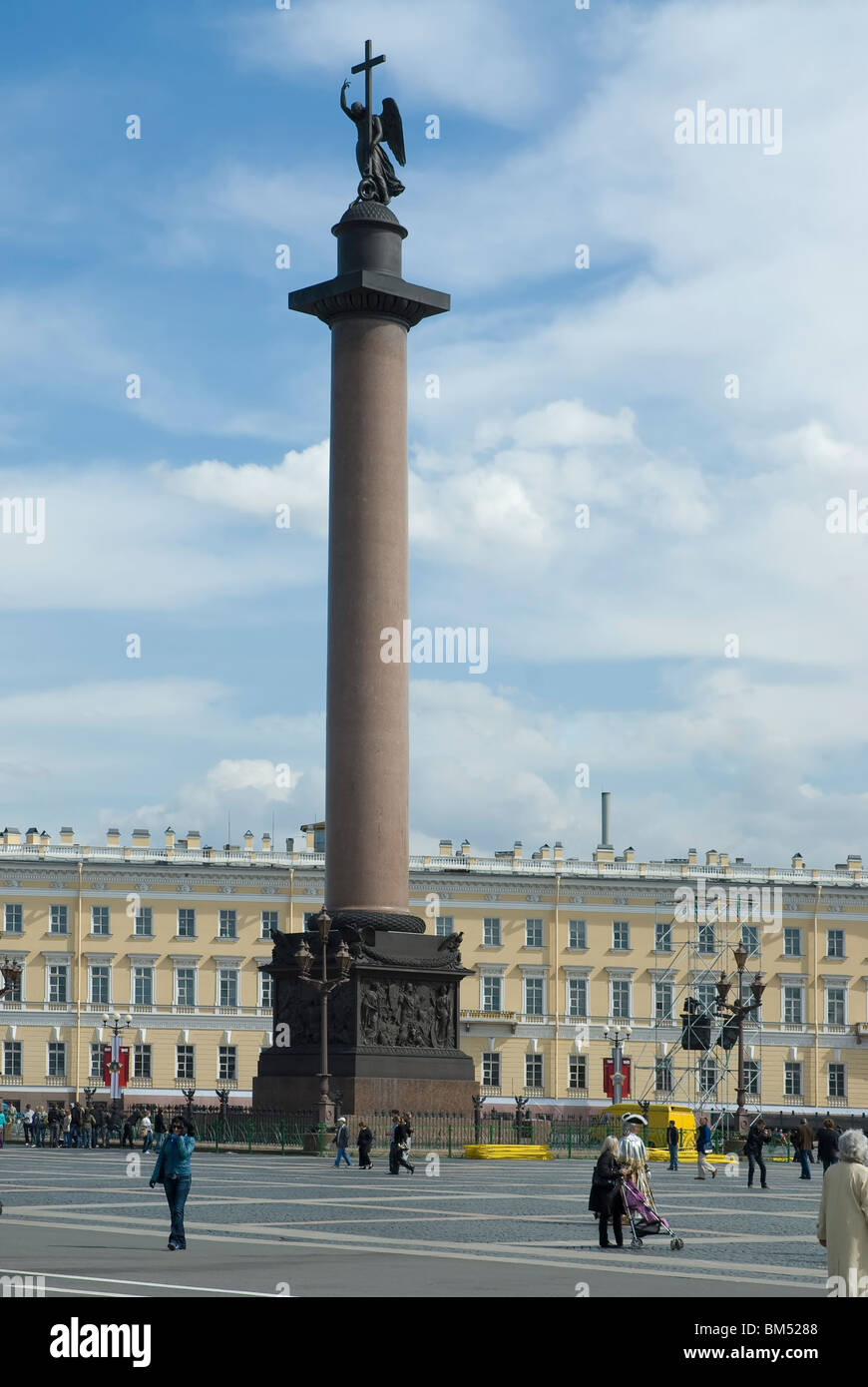 Alexander column angel cross hi-res stock photography and images - Alamy
