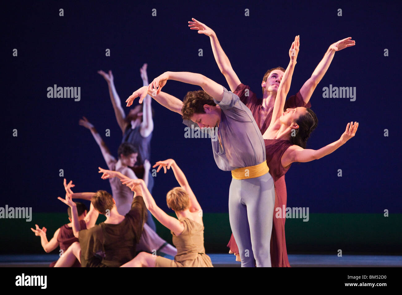 Mark Morris Dance Group performing at the London Coliseum Theatre ...