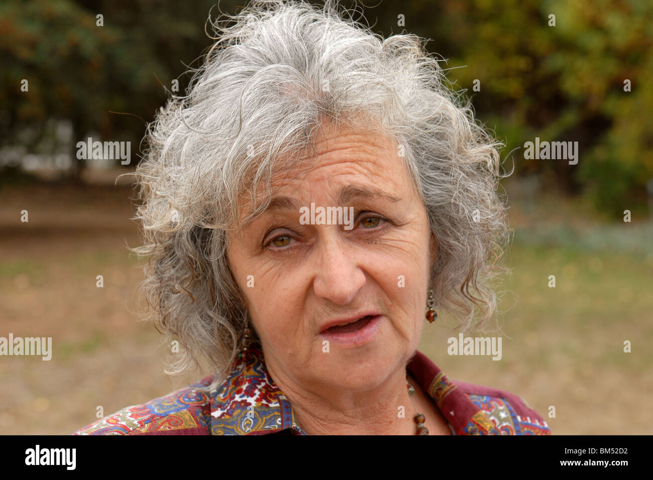 Nice, grey lady Stock Photo - Alamy