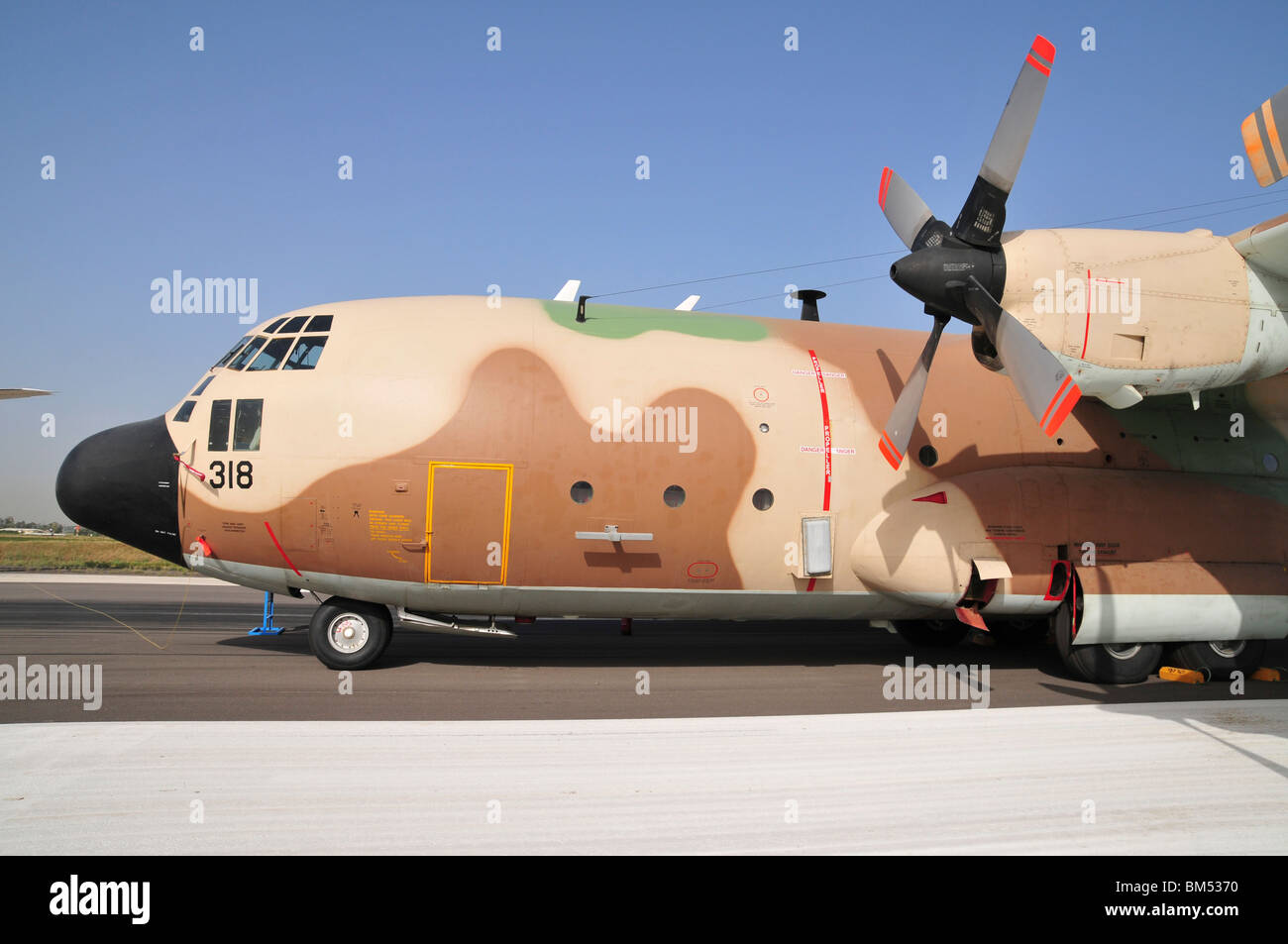 Israel, Tel Nof IAF Base An Israeli Air force (IAF) exhibition. C-130 ...